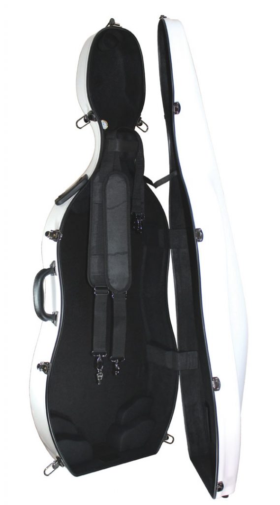 Sinfonica Cello Cases in Fibreglass hard shell for cello